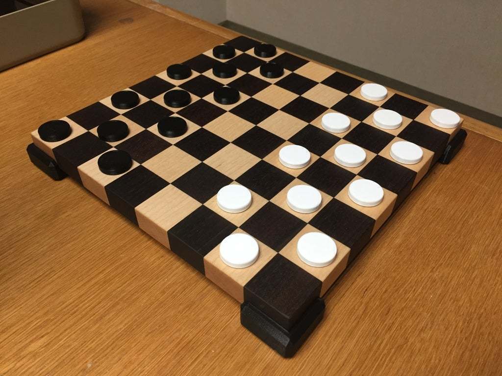 ♟️ Checkers・Free STL File for ・Cults